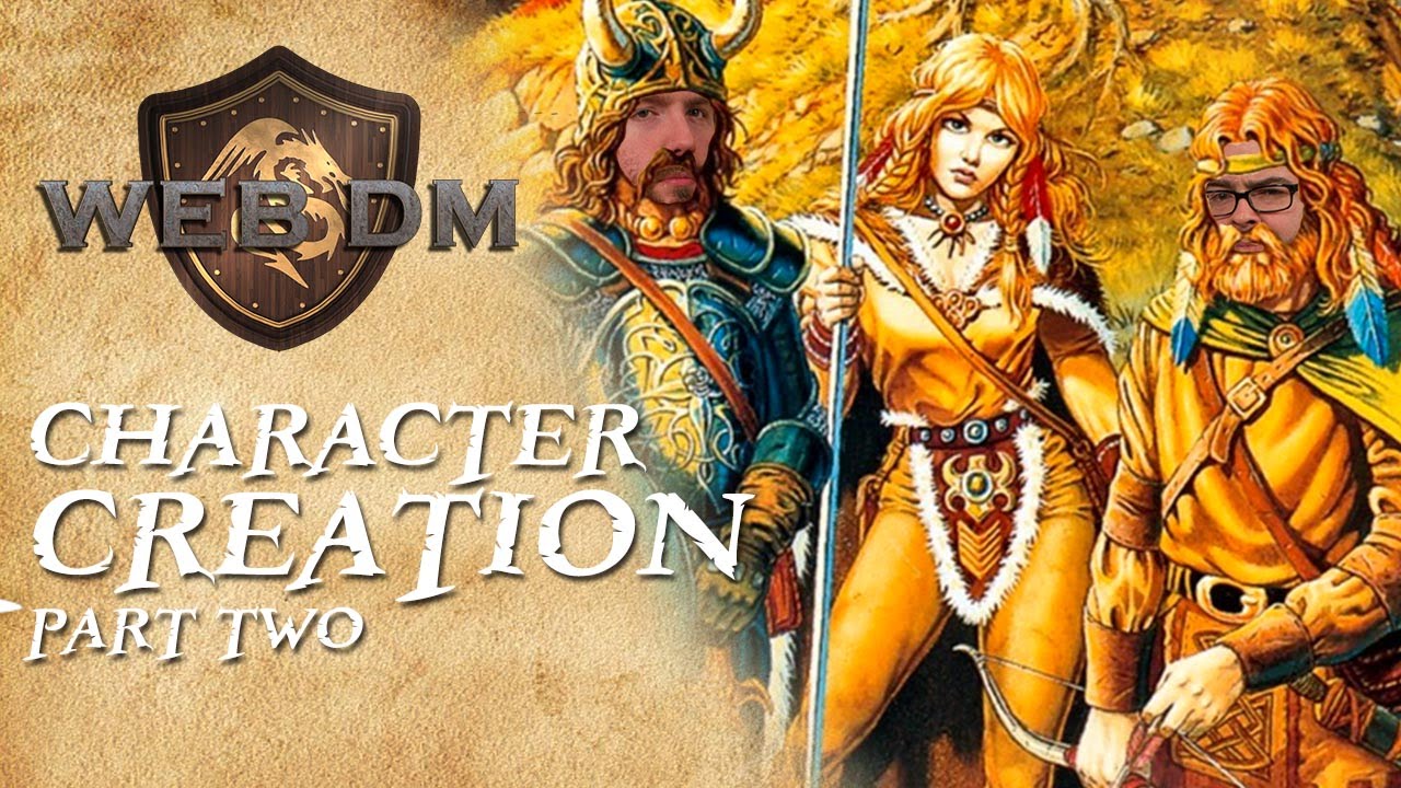Character Creation Part Two - Web DM - YouTube
