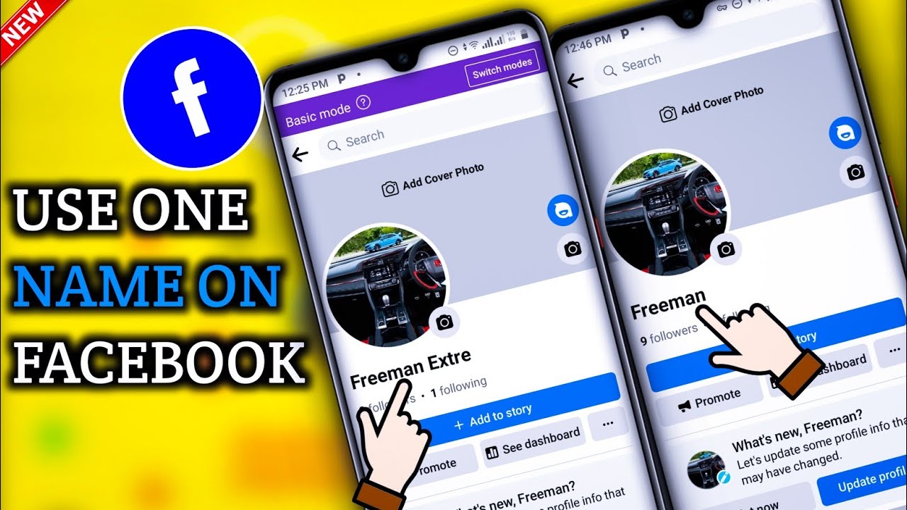 (NEW WAY) How to One Name On Facebook | Use Single Name on Facebook ...