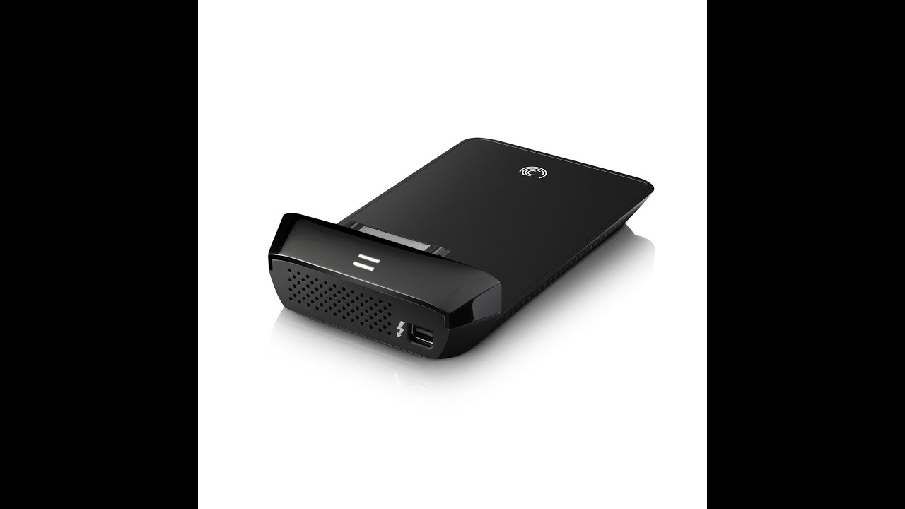 Unboxing: Seagate Backup Plus Portable Thunderbolt Adapter - YouTube