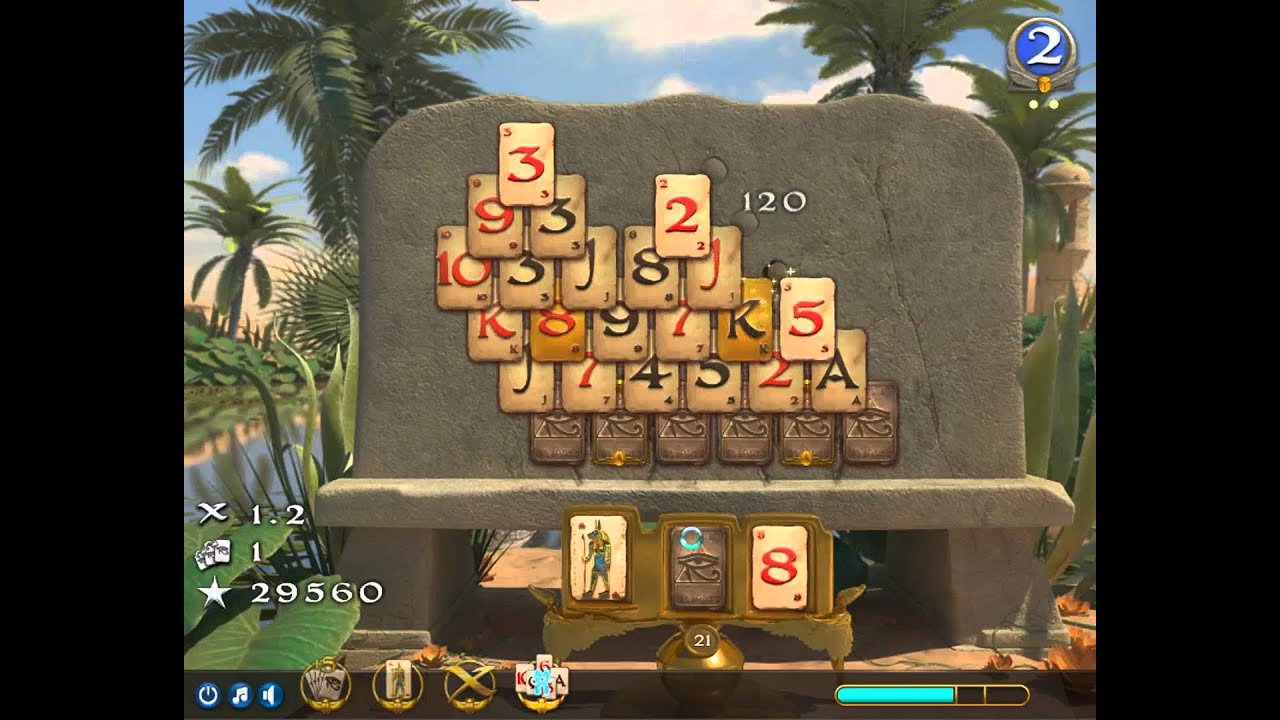 Pyramid Solitaire Saga Level 50 - YouTube