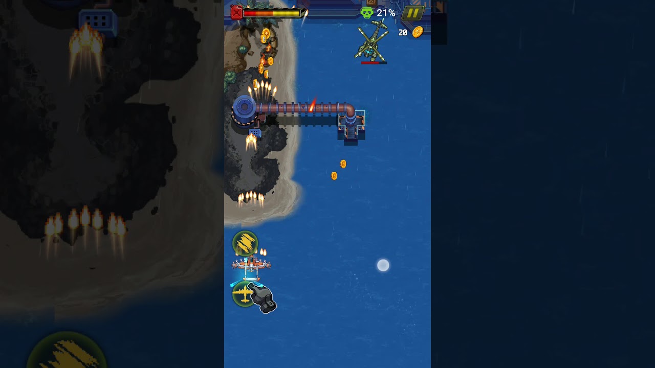 1945 Air Force arcade shooter 90mb game android offline - YouTube