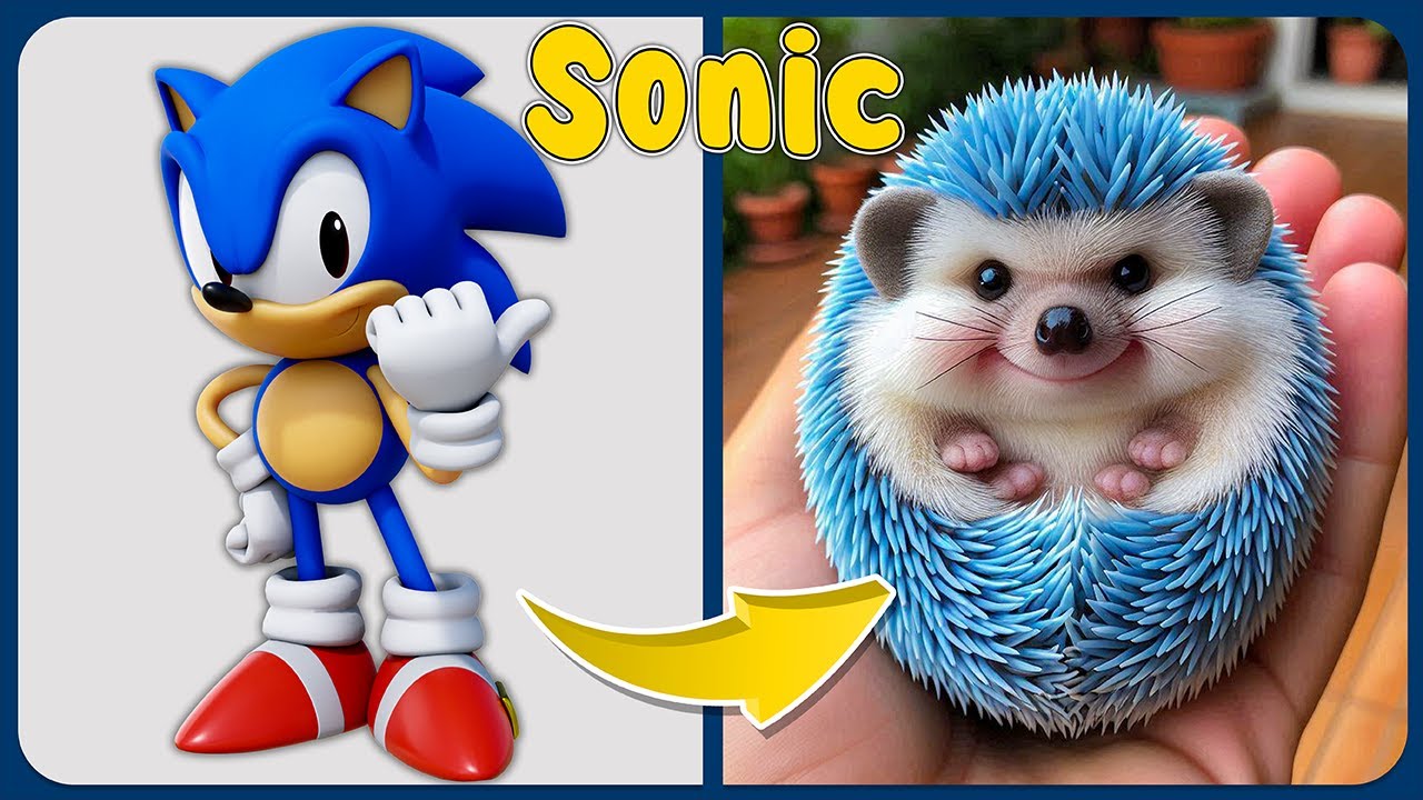 Sonic the Hedgehog vs In Real Life | Sonic Character vs MINECRAFT ...