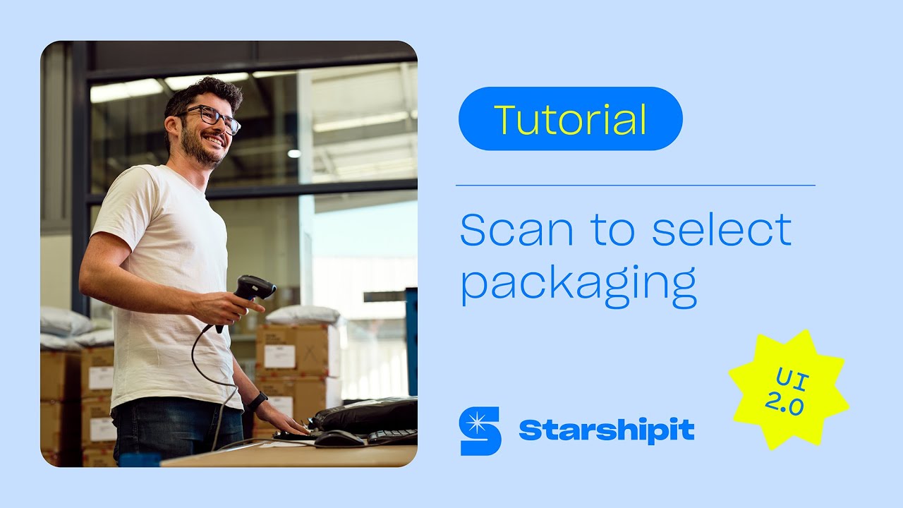 Scan to select packaging (UI 2.0) - YouTube