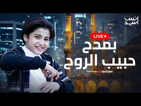 Anas Sayed  بمدح حبيب الروح | انس سيد | بث مباشر