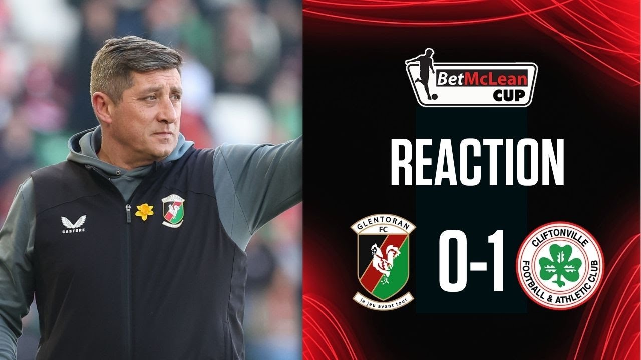 Reaction | Declan Devine x Glentoran | #BetMcLeanCup - YouTube