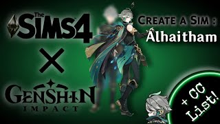 The Sims 4 X Genshin Impact | Create a Sim: Alhaitham +... | Doovi