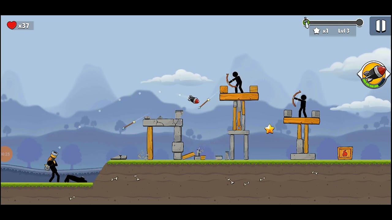 Bomb stick new kids game level 3 - YouTube