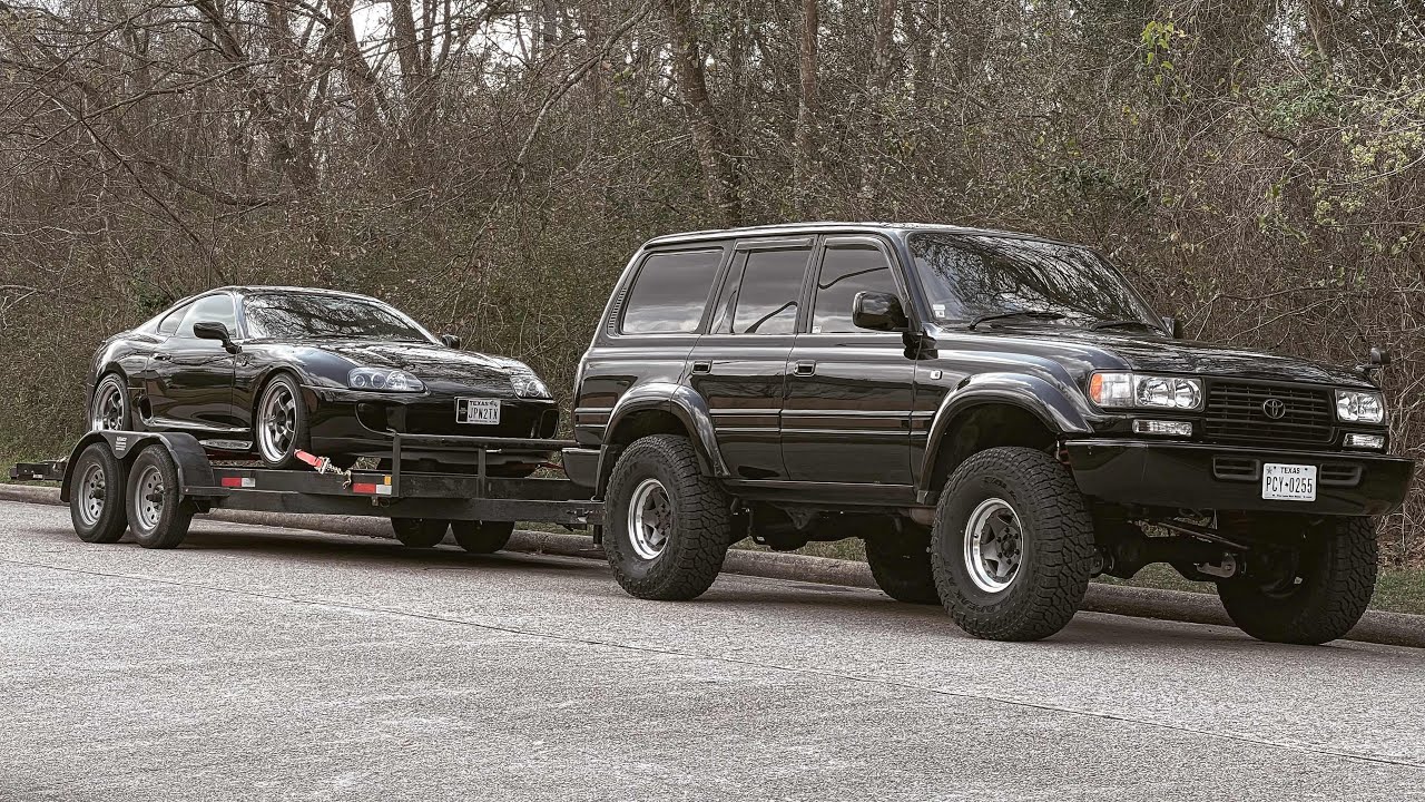 Matching JDM Supra & Land Cruiser - YouTube