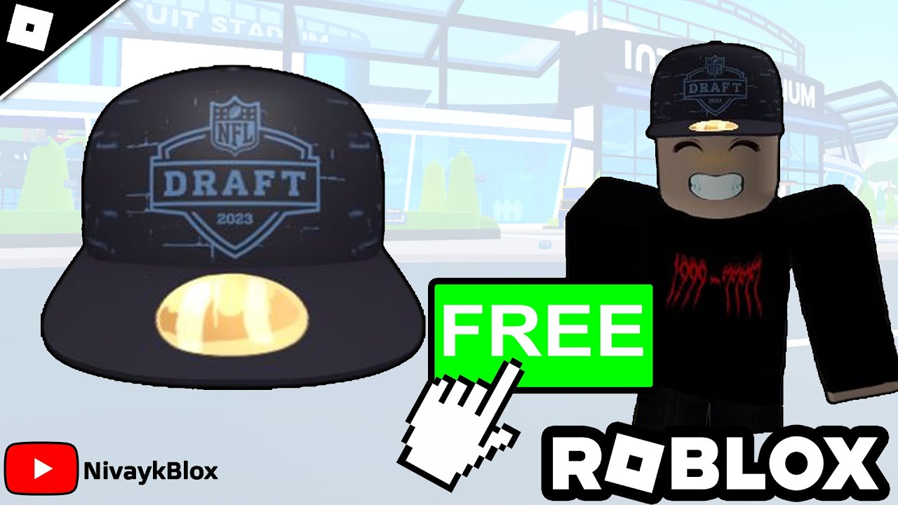 FREE ROBLOX ACCESSORY - NFL Draft Cap in [NEW AVATAR ITEM] Super NFL ...