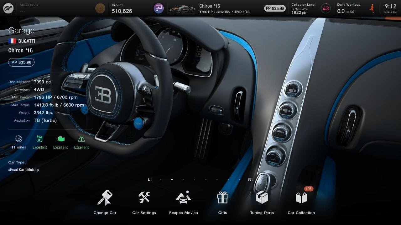 Gran Turismo 7 - Bugatti Chiron Super Sport 300+ Engine Sound - YouTube