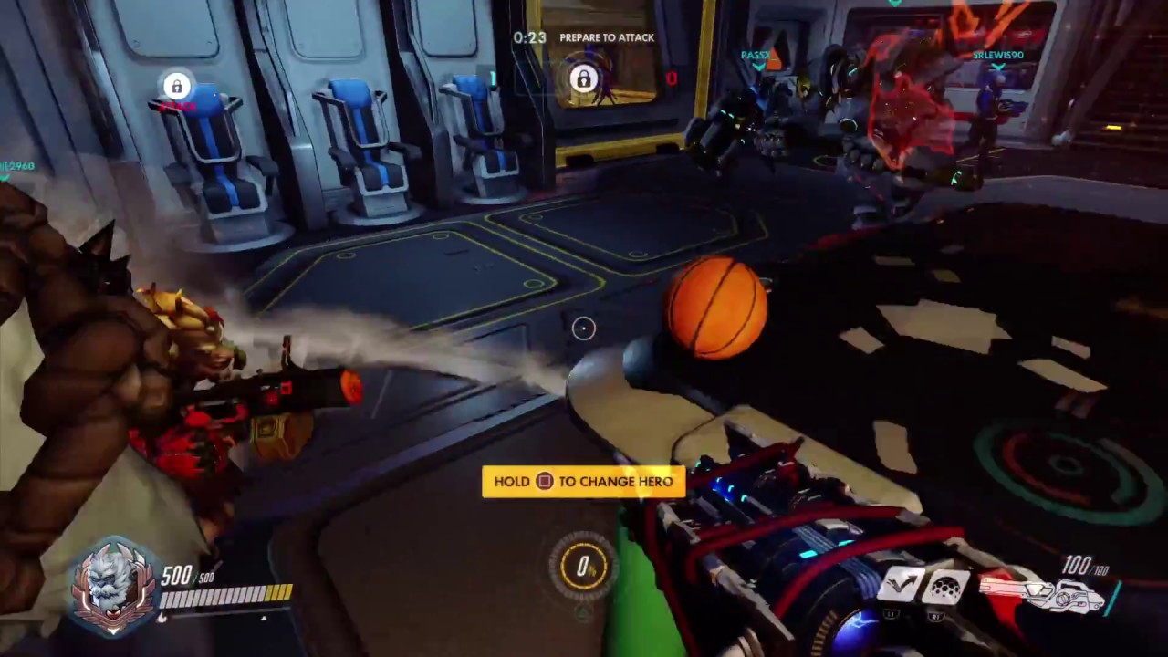 Overwatch: Basketball, ball in the basket! (PS4 Pro) - YouTube