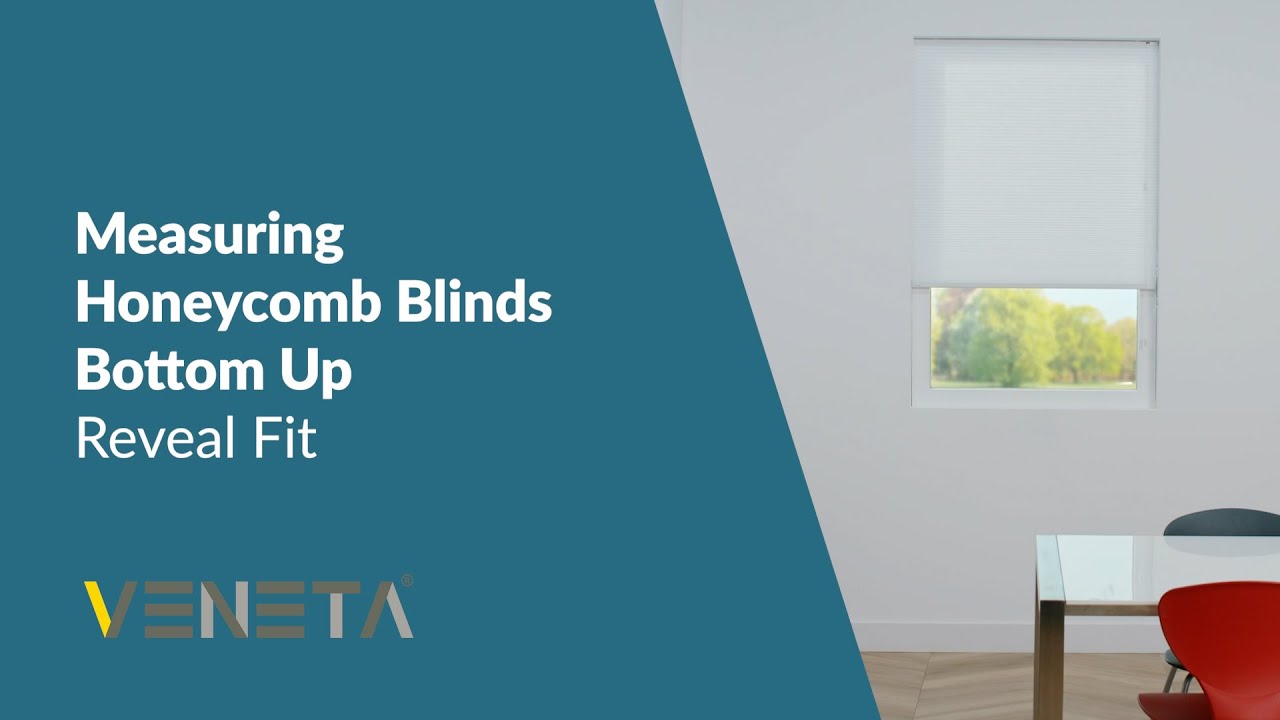 How to Measure Your Window For a Veneta® Reveal Fit Blind | Honeycomb ...