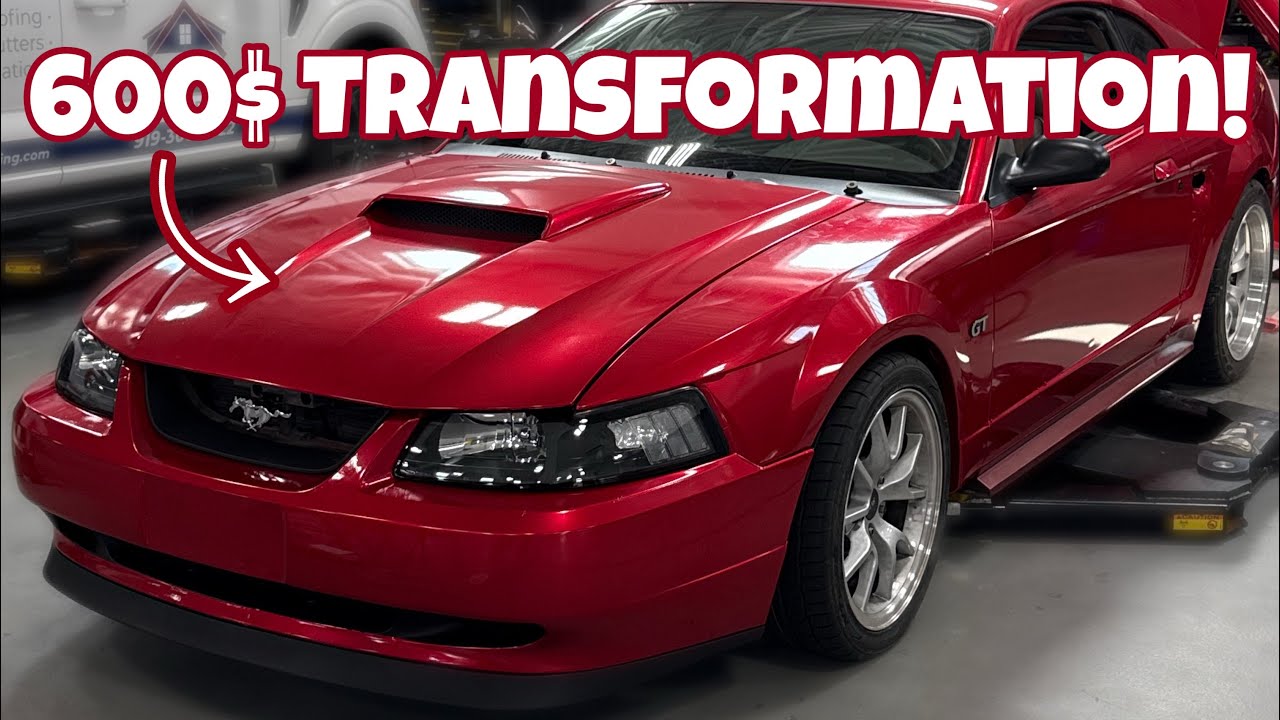 Making Our New Edge Mustang Look Brand New For 600$! Wrapping the New ...