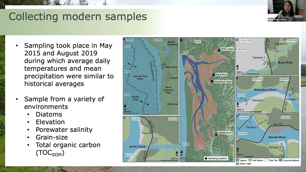Isabel Hong - Inter-tidal diatoms as indicators of sea level change ...