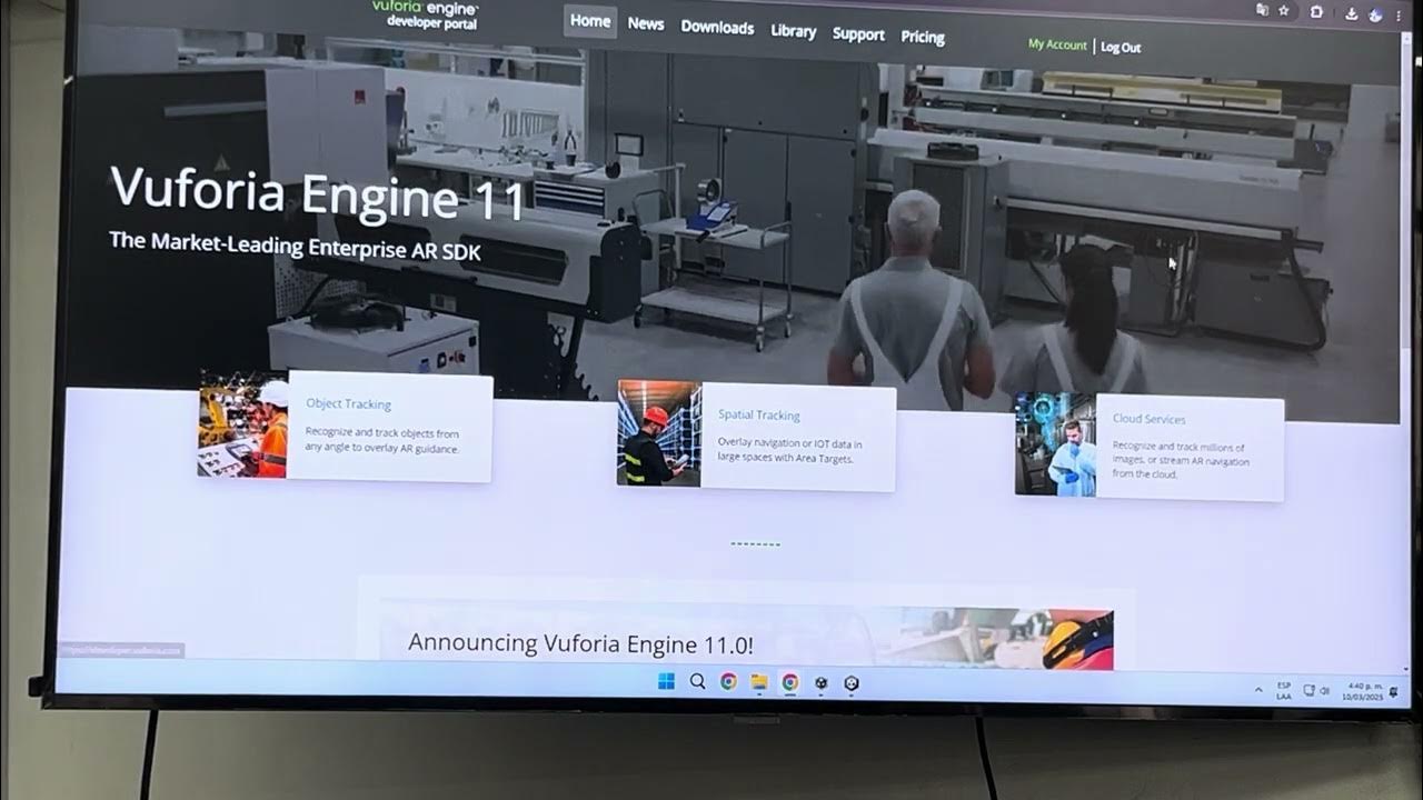 Tutorial de R.A. Unity con Vuforia - YouTube