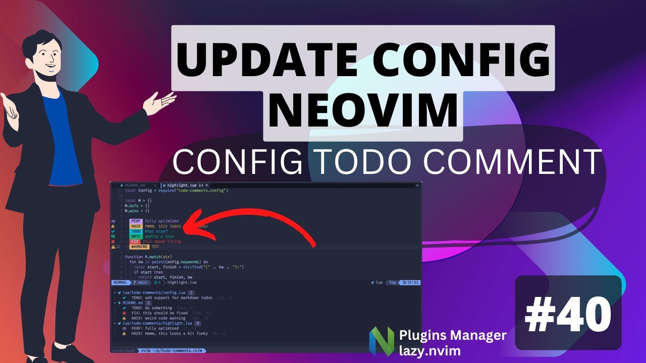 UPDATE CONFIG NEOVIM #40 CONFIG TODO COMMENT NVIM - YouTube