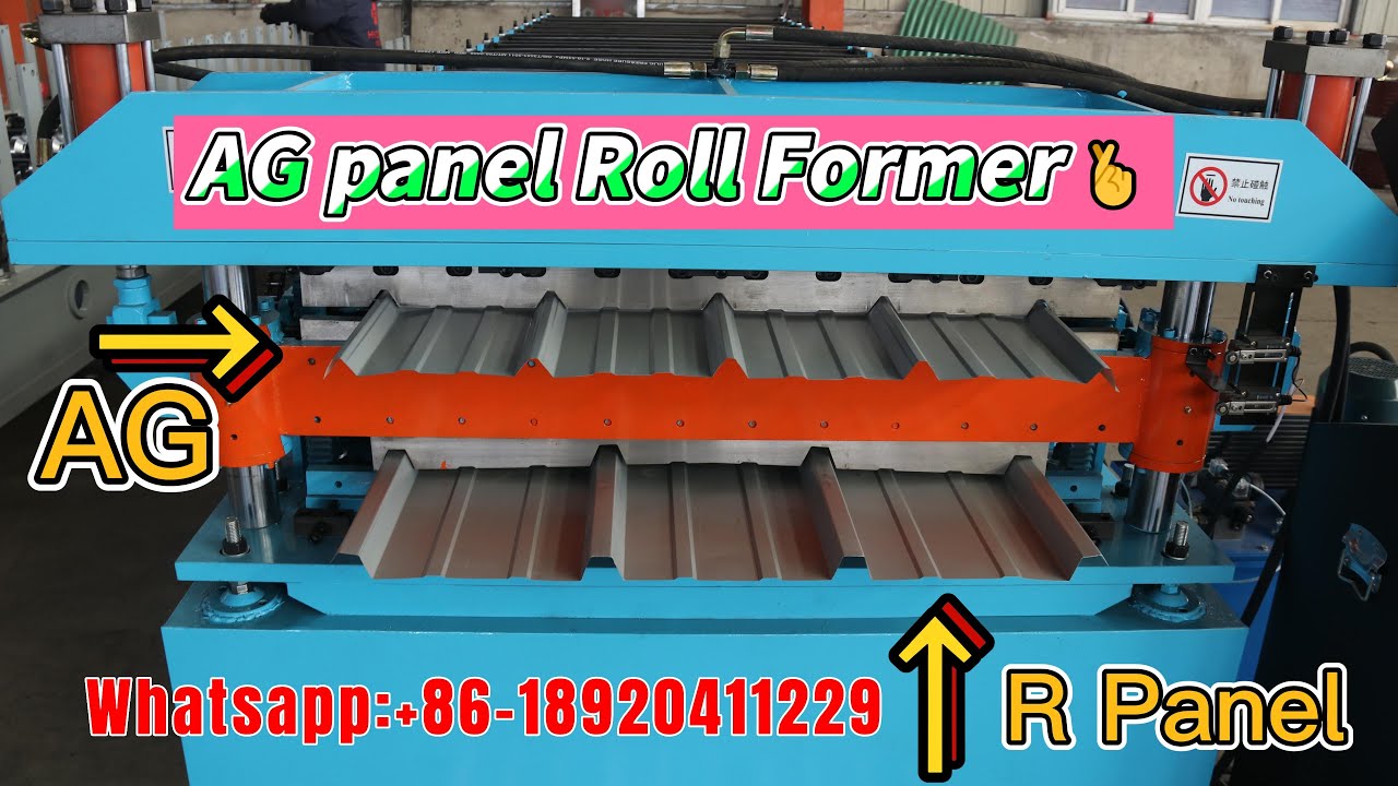 Tuff Rib ag panel machine 【 Metal roofing sheet roll forming machine ...