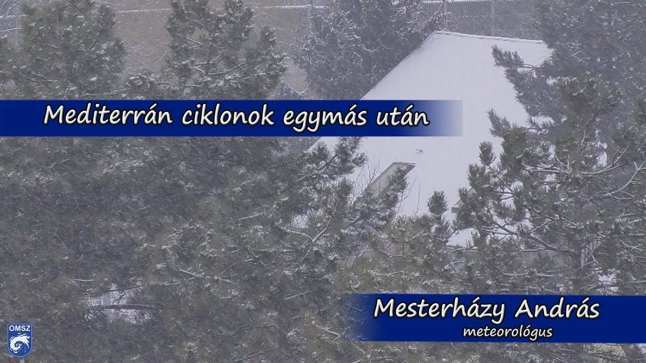 Mediterrán ciklonok egymás után - YouTube