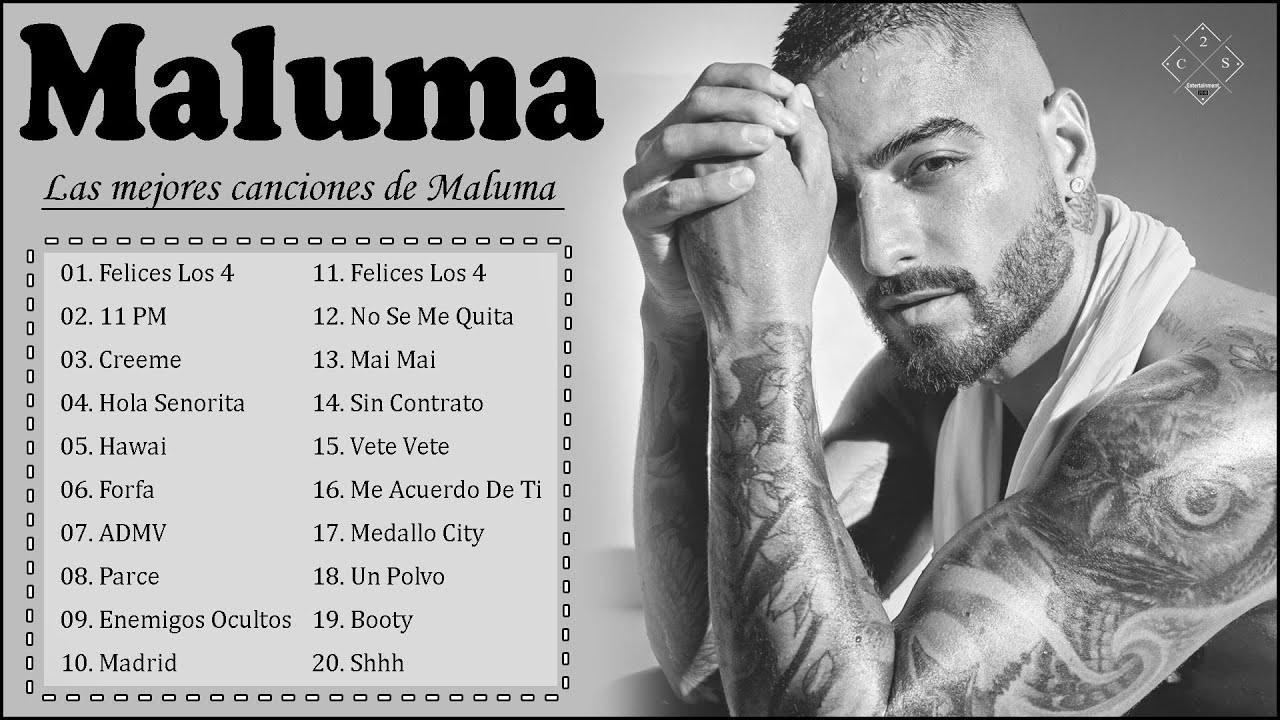 Maluma 2021 - Album Maluma Mix Nuevo - Los Mejores Canciones De Maluma ...
