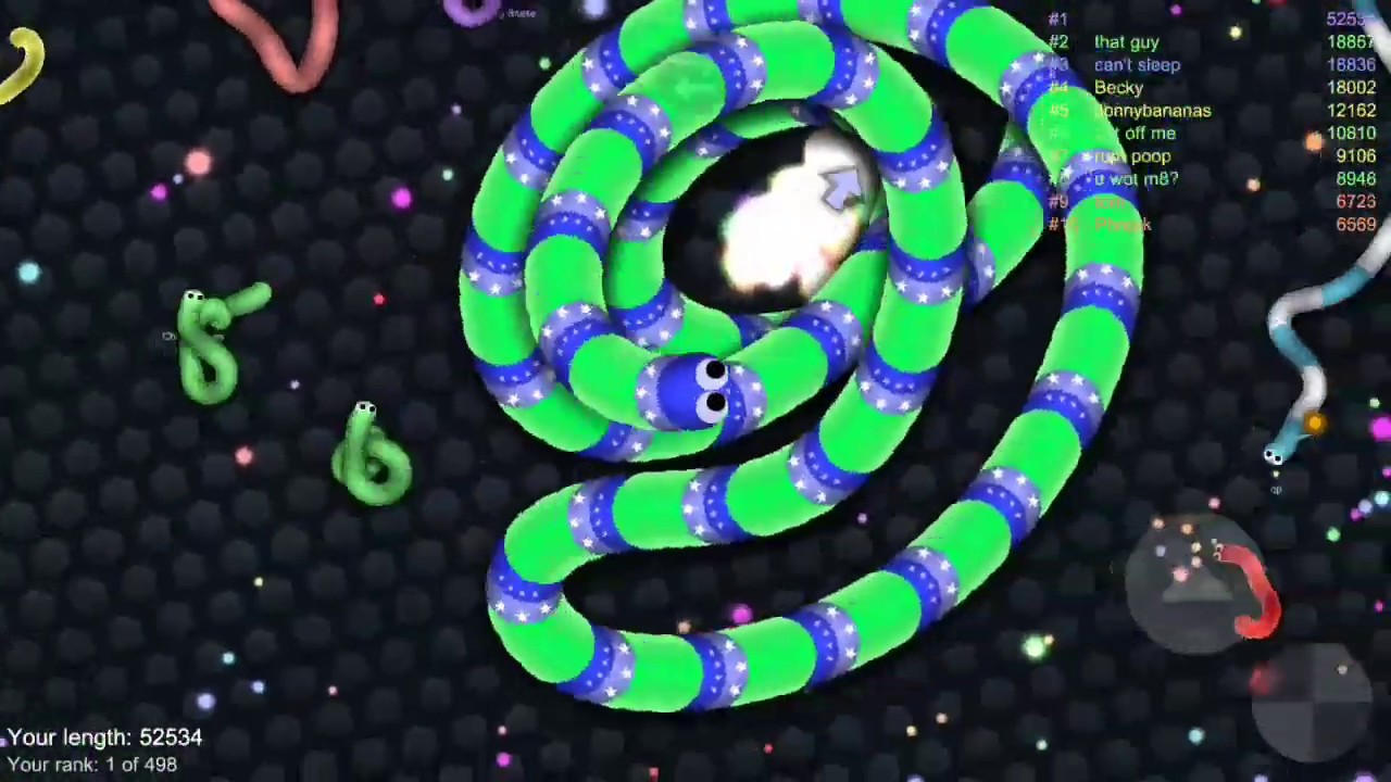 Slitherio best world records Top 001 slitherio gameplay - YouTube