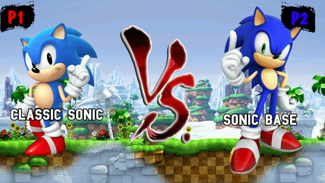 Jump Force Mugen Classic Sonic Vs Sonic - YouTube