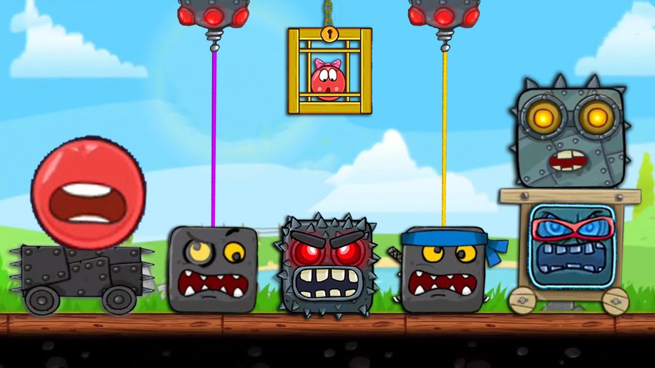 RED BALL 4 - ALL CLASSIC RED BALL VS ALL KILLER BOSSES - YouTube