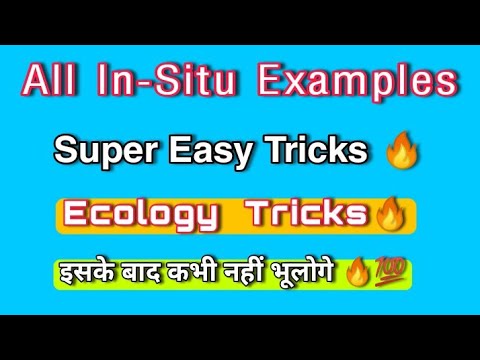 In Situ Conservation Easiest Tricks || In Situ Ex Situ Tricks || - YouTube