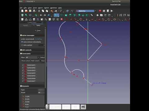 Make Sketching in FreeCAD Easier With One Key! #shorts |JOKO ENGINEERING| - YouTube