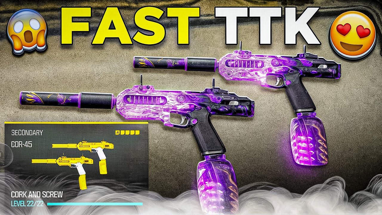 new *GLITCHED* AKIMBO COR-45 CONVERSION KIT in Warzone - YouTube