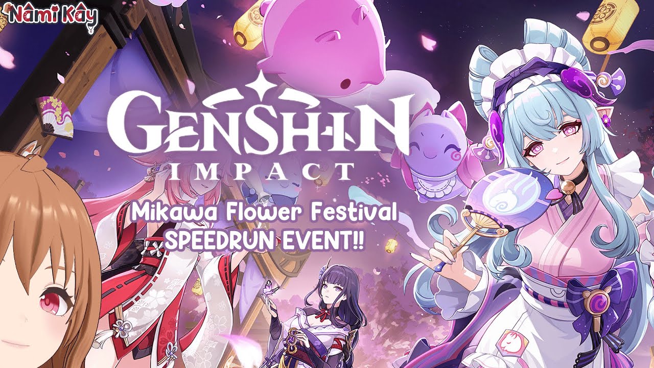【GENSHIN IMPACT 】Mikawa Flower Festival Event SPEEDRUN EDITION #shorts #mediashareon - YouTube