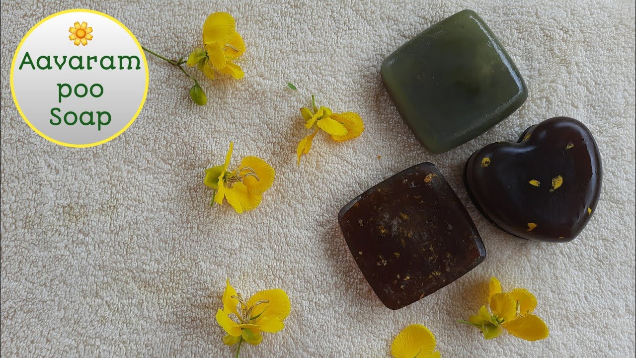 Home made senna/Aavaram poo soap- herbo crush- health & beauty - YouTube