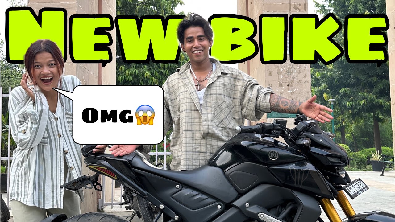 DREAM BIKE LE HI LI 😍 MT15 | chocko boii vlogs | emma thapa - YouTube