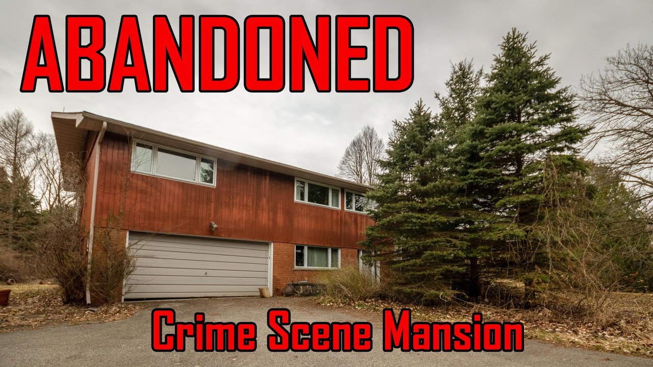 ABANDONED Urban Exploring Murder Crime Scene Custom Mansion - YouTube