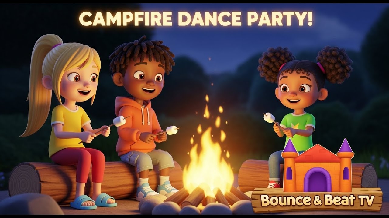 The Ultimate Camping Song for Kids 🔥 | Fun English Rhymes + Dance Moves ...