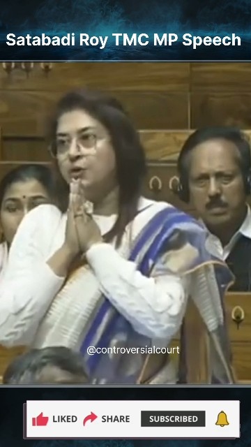 TMC's Satabdi Roy's fiery speech over Naari Shakti vs Purush Shakti #shorts - YouTube
