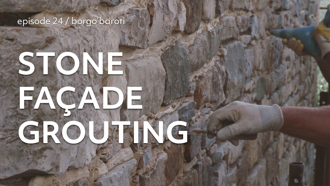#24 Grouting of traditional stone façade and more... Italian House ...