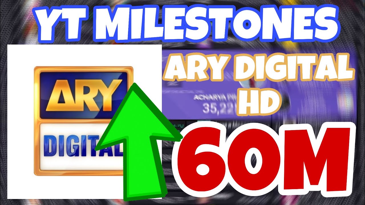 ARY Digital HD Hits 60M Subscribers!! - YouTube