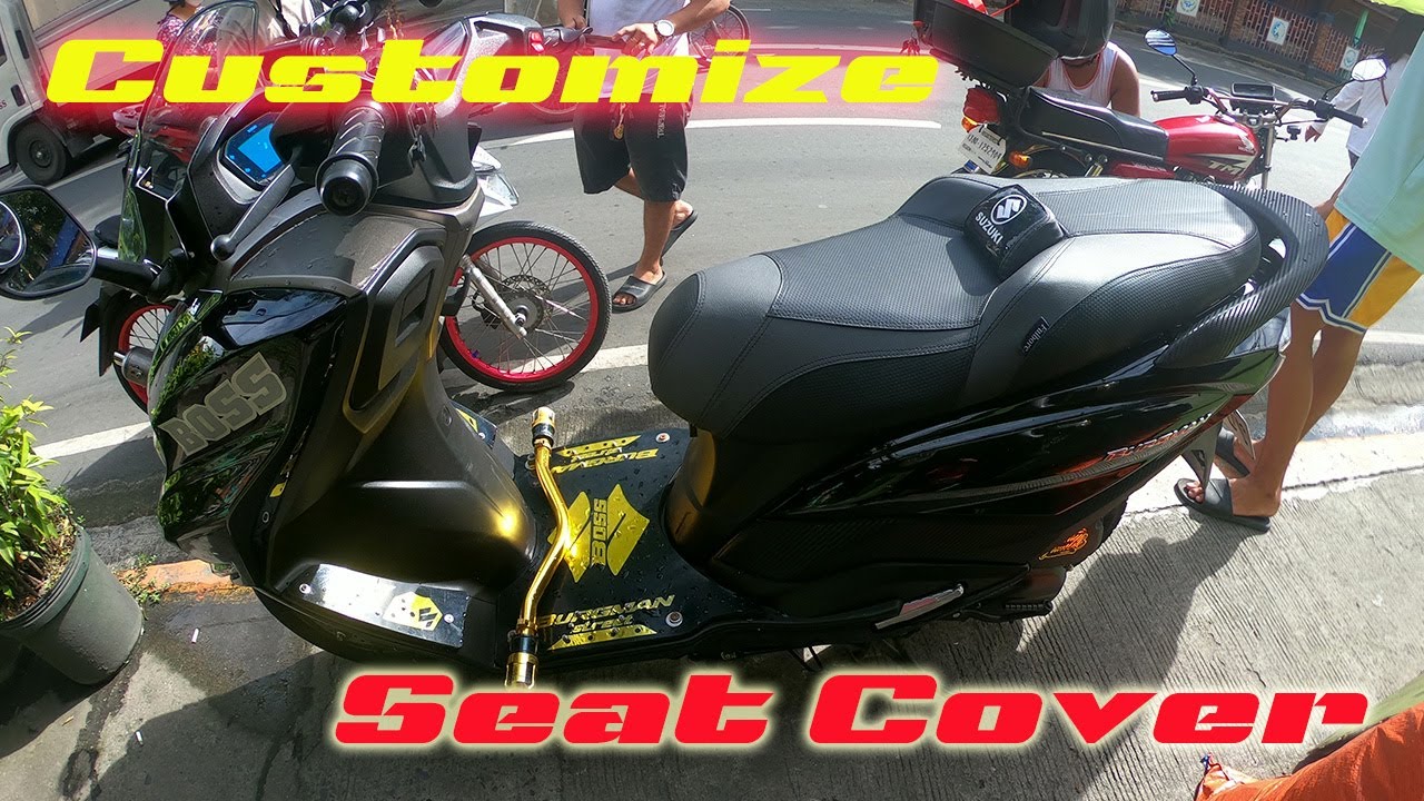 Customized Camel Seat Burgman - YouTube