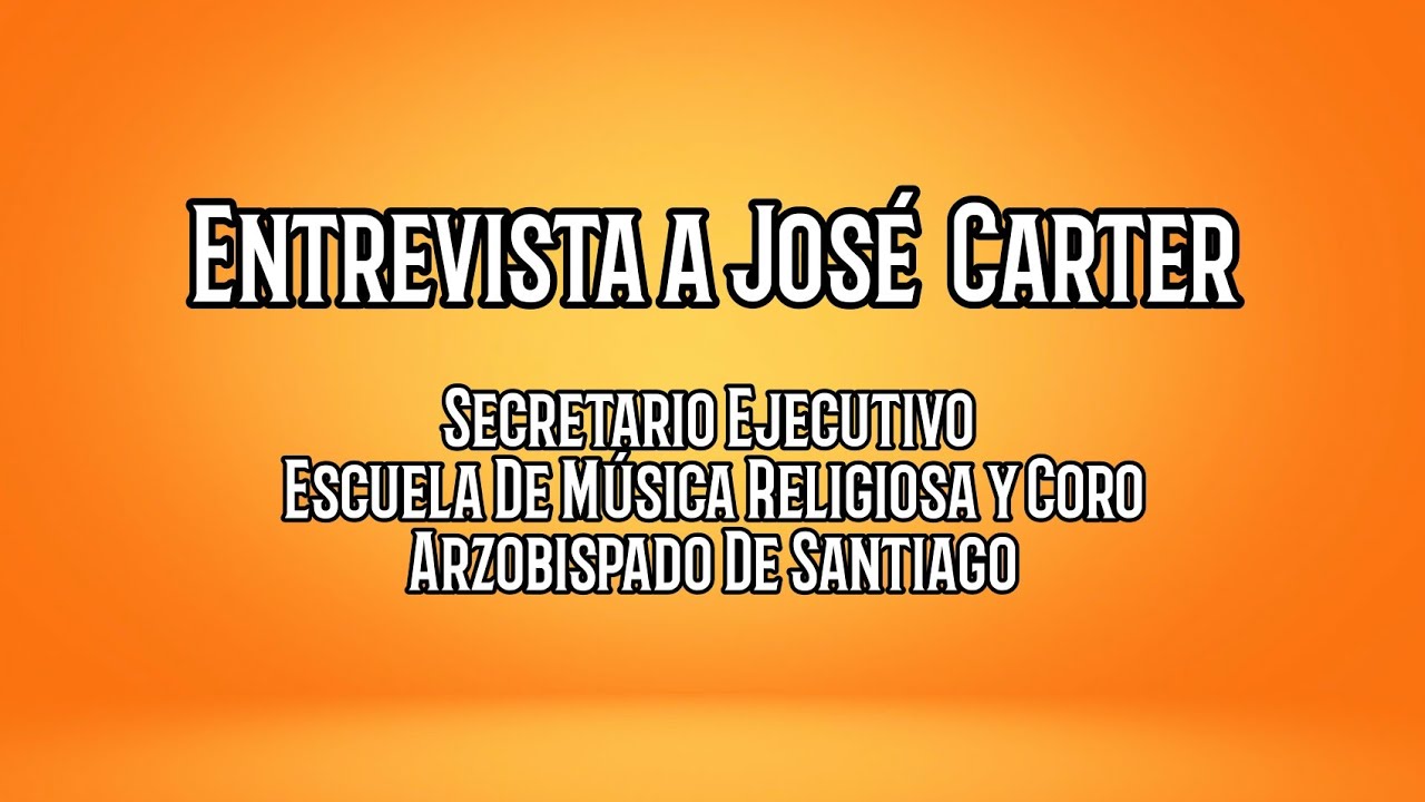 Entrevista a José Carter - YouTube