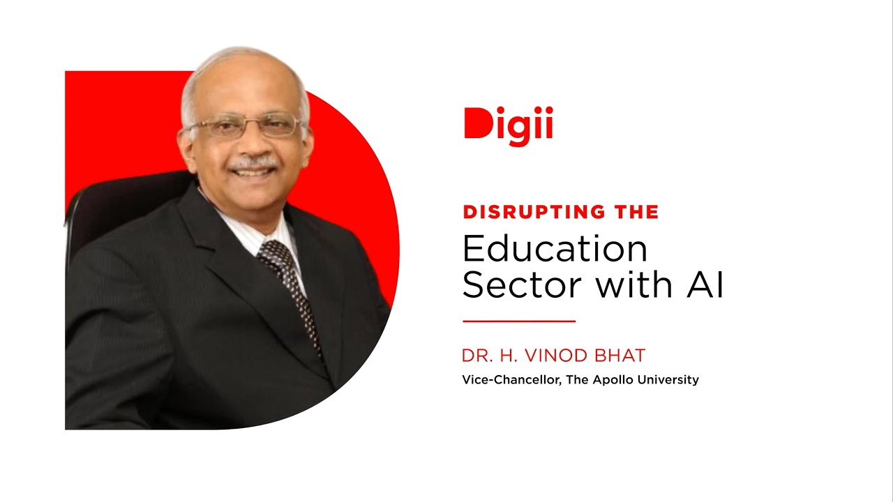 Disrupting Education Sector with AI | Candid Chat with Dr. H. Vinod ...