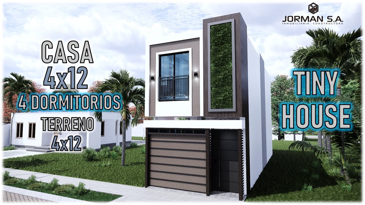 Simple House Design | 4x12 | Tiny House - YouTube