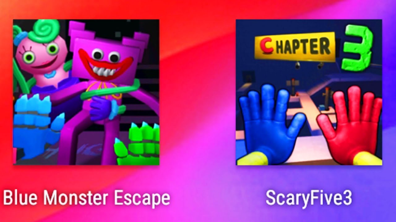 Blue Monster Escape VS Scary Five Night Chapter 3 Game Android,iOS ...
