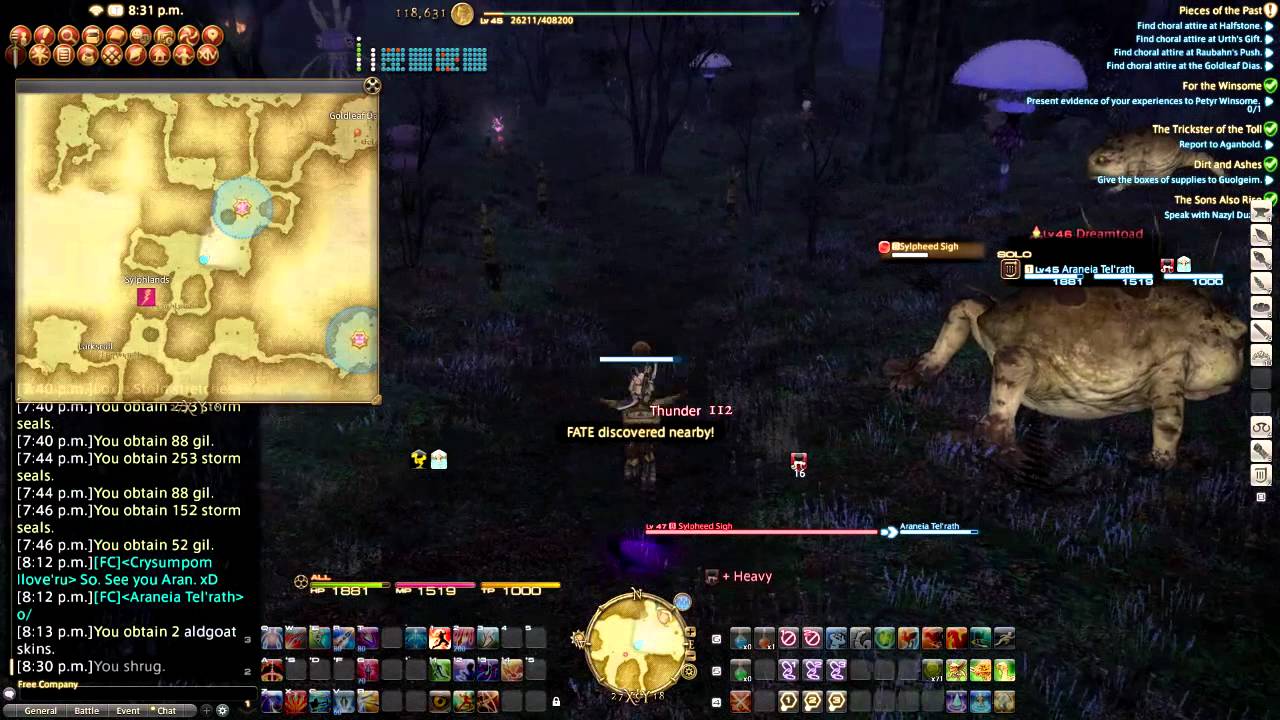 Final Fantasy XIV - Bard Artifact Armor (45 Quest) - YouTube