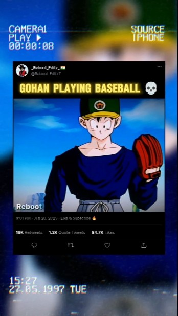 Gohan Playing Baseball ⚾ - Dragon Ball Super #anime #shorts - YouTube