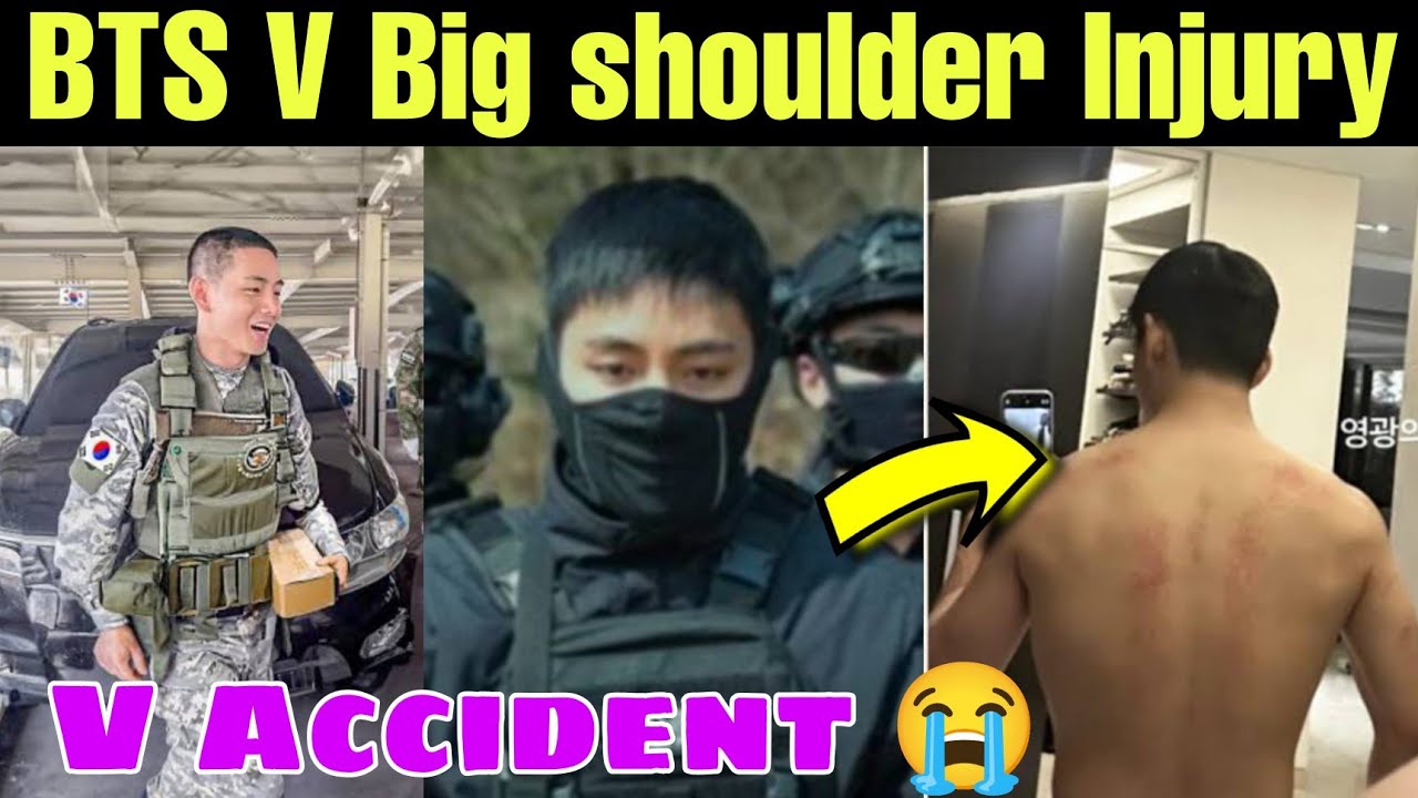 BTS V Serious Ac©ident 😭 Shoulder Injury Live 🔴 BTS V Ac©ident Live ...