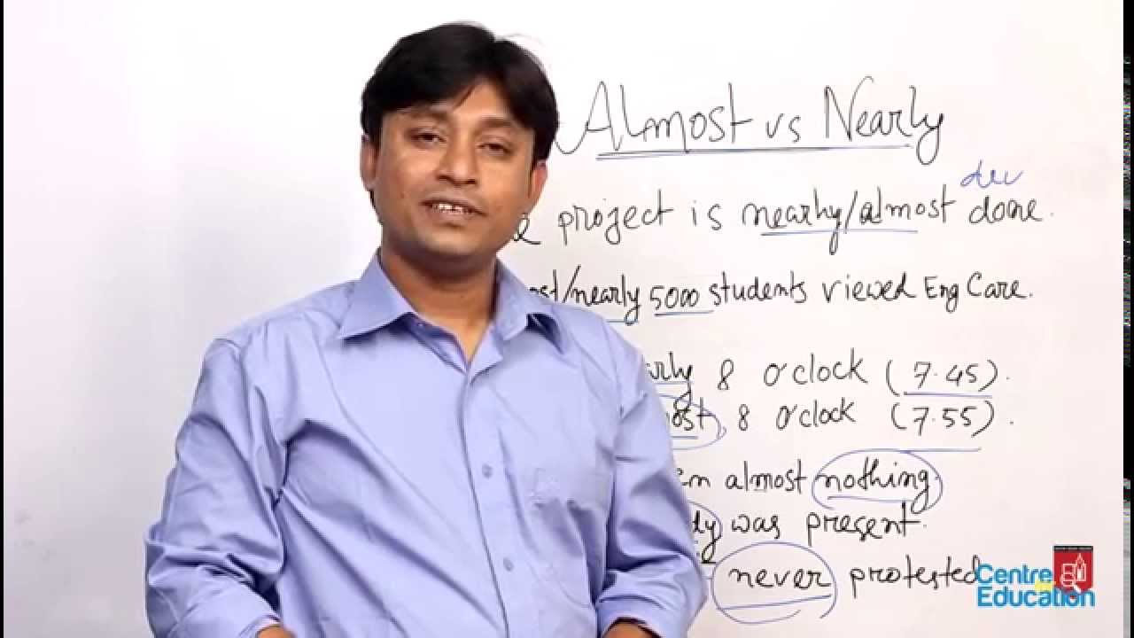 ENGLISH CARE: Confusing Grammatical Rules: Almost vs. Nearly - YouTube