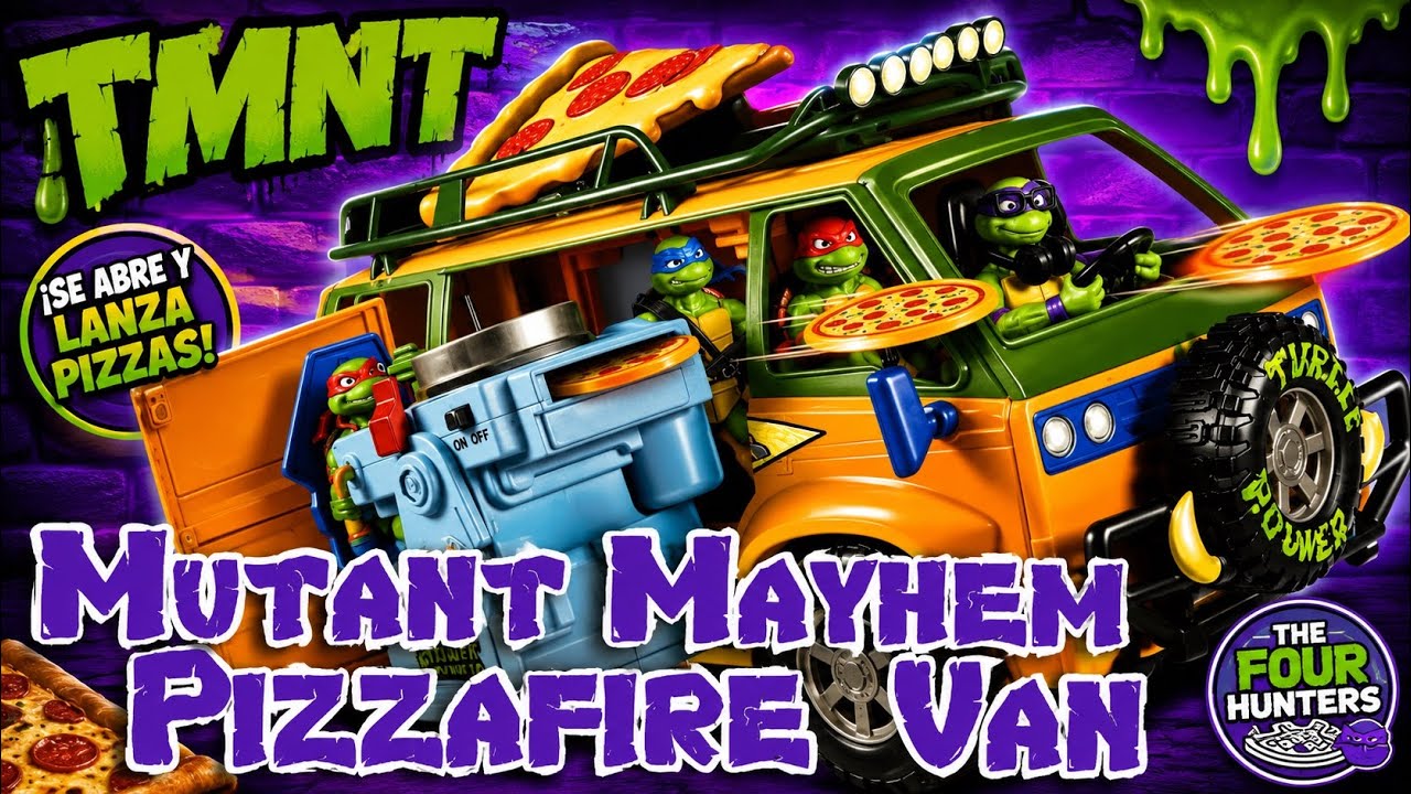 ENCONTRE LA MUTANT MAYHEM PIZZAFIRE VAN DE LAS TMNT 2023 #tmnt # ...