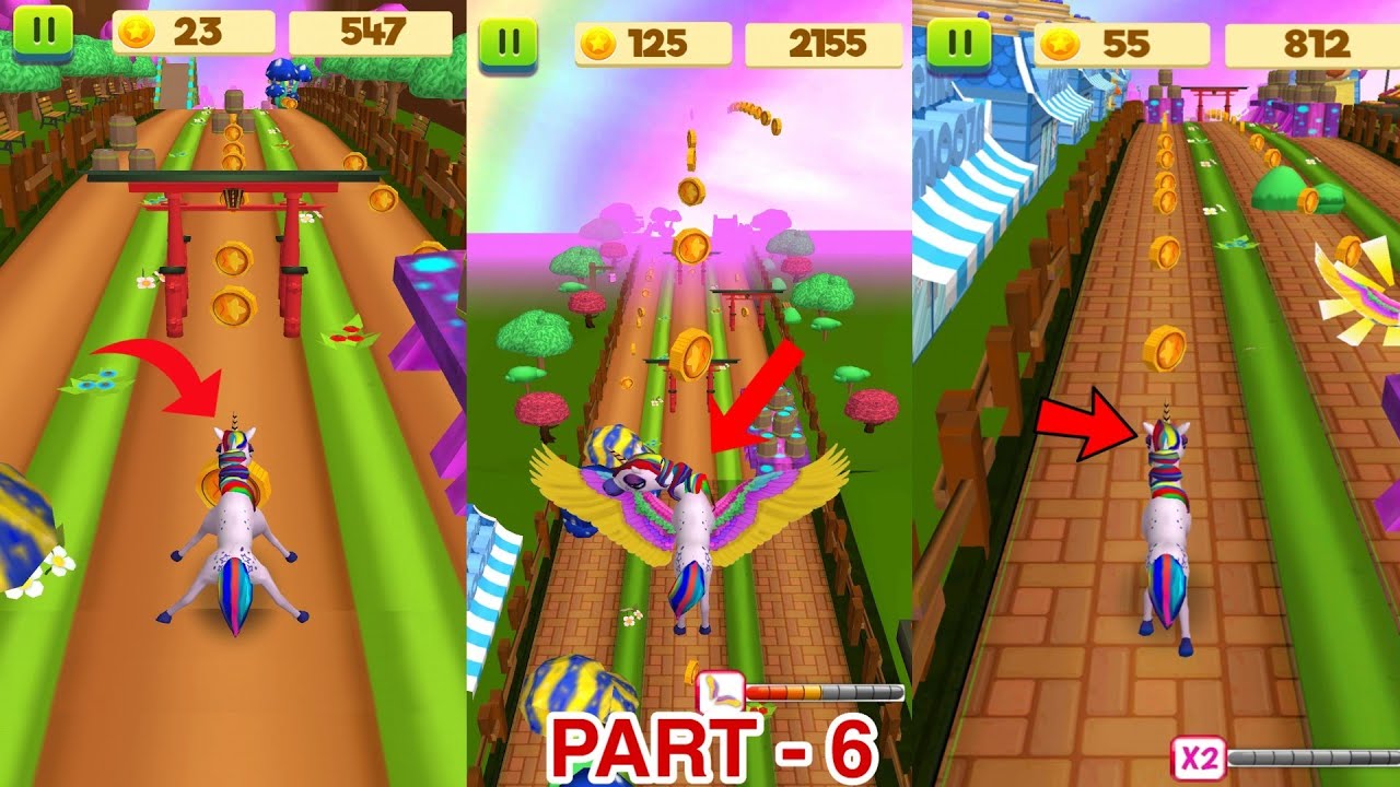 Unicorn Runner 2020 | New Racing Android Gameplay | Unicorn Magic ...