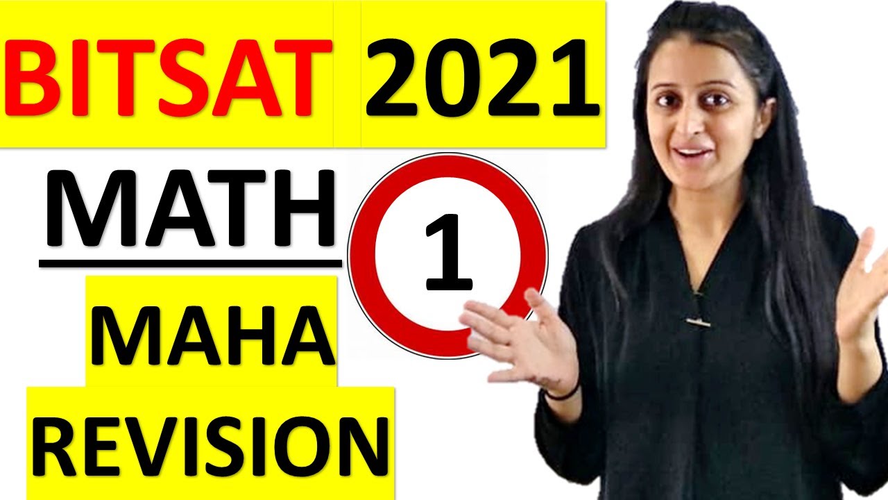 BITSAT 2021- Full MATH REVISION with FORMULAE + Questions with TRICKS ...