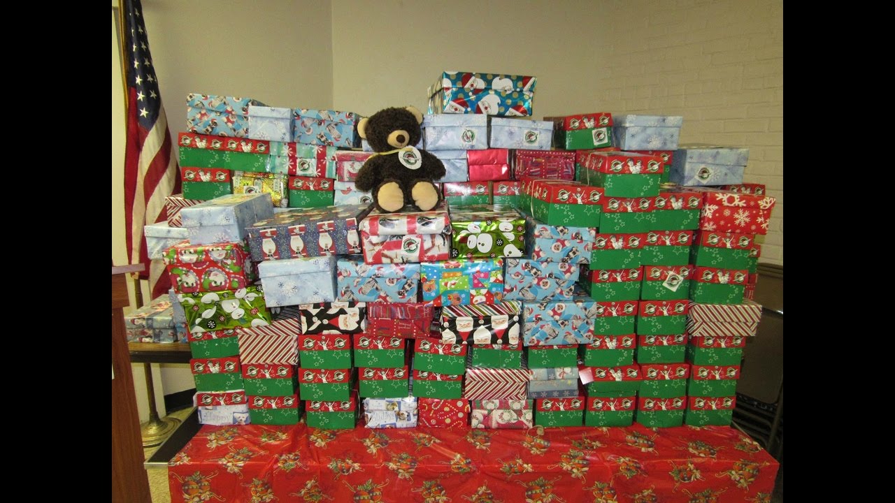 Operation Christmas Child Shoe Box Blessing - November 12, 2016 - YouTube